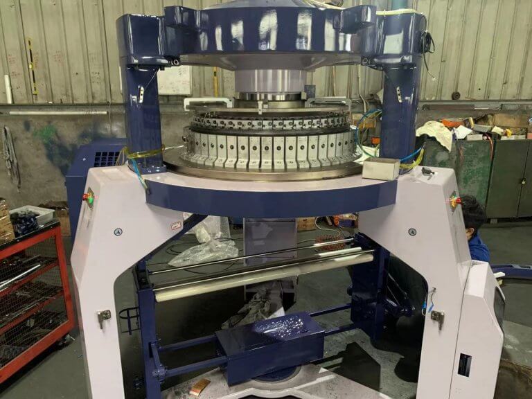 What is the structure of the Factory circular knitting machine - Hanma